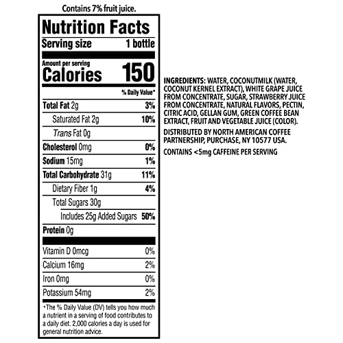 Starbucks Pink Drink, Strawberry Acai with Coconut Milk, 14oz Bottle
