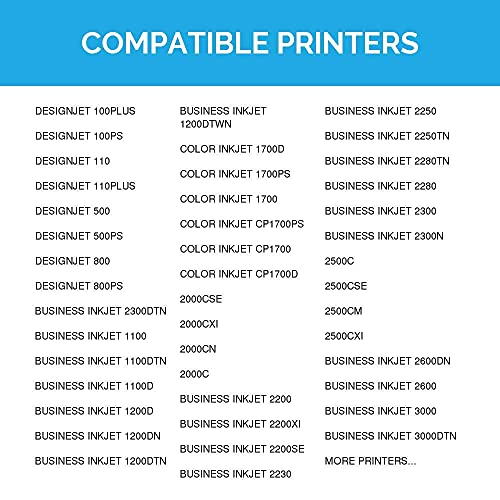 LD Products Remanufactured Ink Cartridge Replacement for HP 10 C4844A High Yield (Black, 3-Pack)
