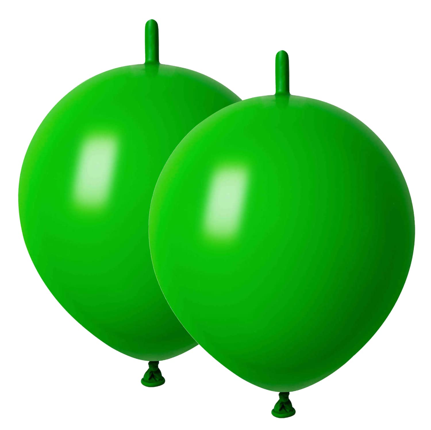 ADIDO EVA Link Balloons Green 12 Inch Quick Latex Link Balloon 80 Pcs for Birthday, Halloween, Christmas, Party Festival Decorations