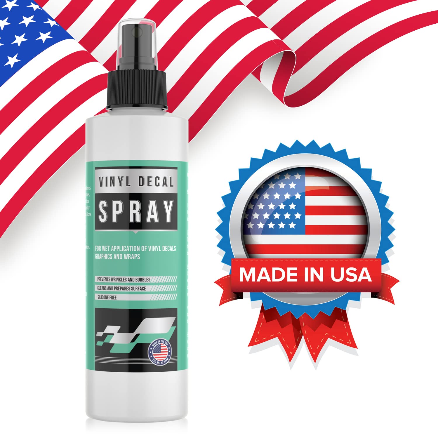 Berkland 8oz Vinyl Decals & Wraps Spray - Made in USA - for Cars, Trucks, ATVs, Motorcycles - Quick Drying, Silicone-Free