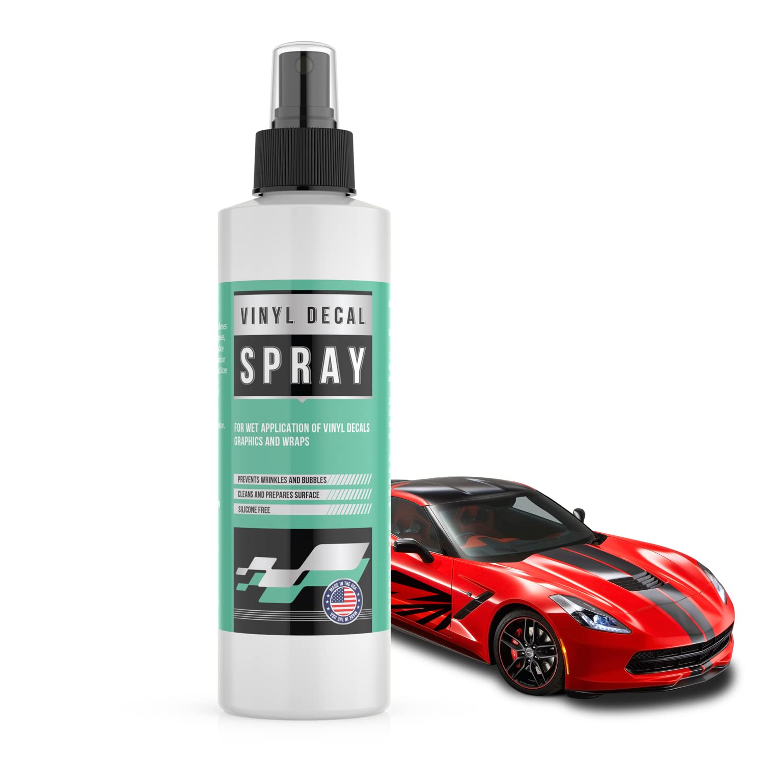 Berkland 8oz Vinyl Decals & Wraps Spray - Made in USA - for Cars, Trucks, ATVs, Motorcycles - Quick Drying, Silicone-Free