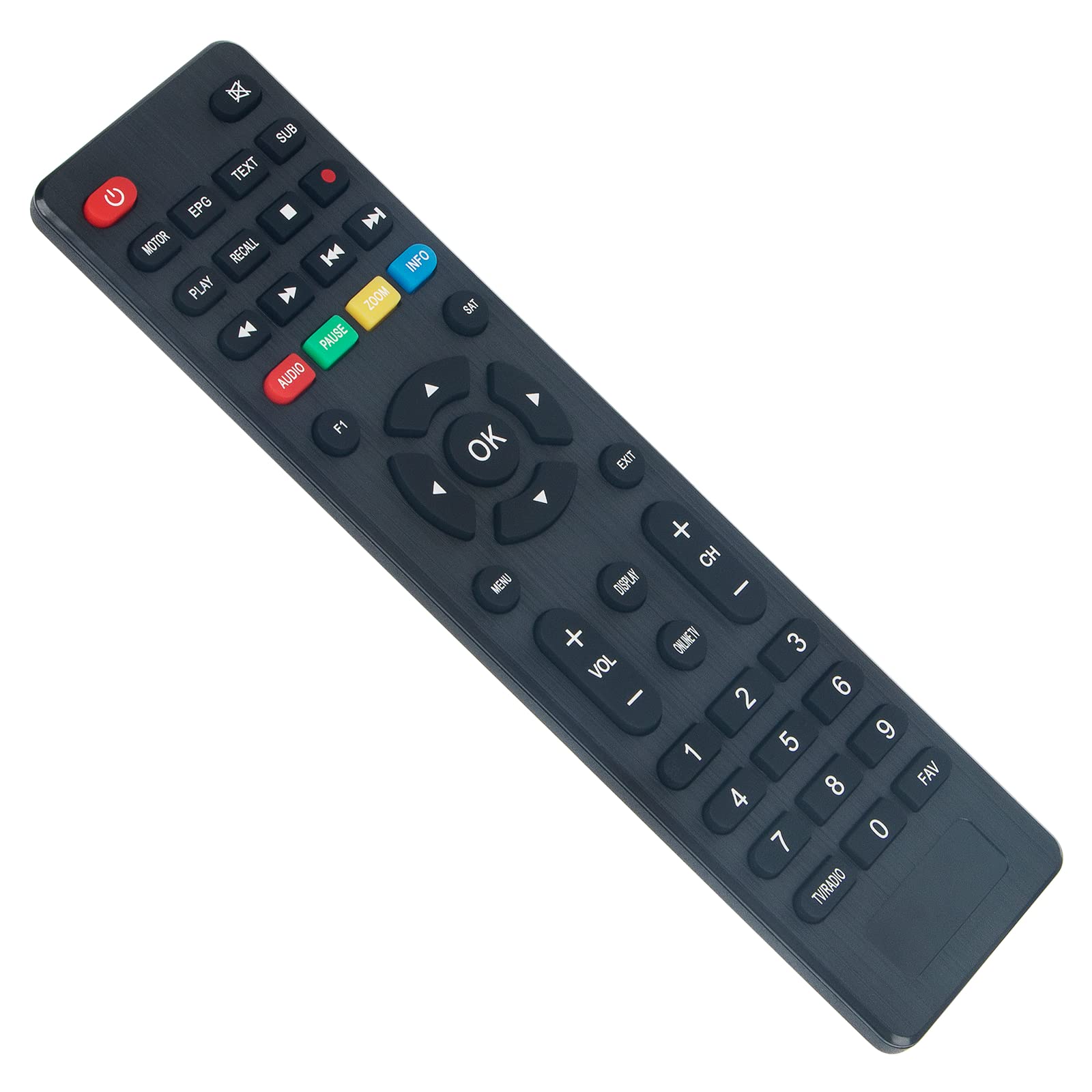 Beyution Replace Remote Control Fit for A9700 Plus, 6500 A1600 Plus A8000, A8500,A9000 Plus,A9700,ZEED222,ZEED333,ZEED 4,ZEED 5,X2200, X25000, X50000, X60000 IPTV Set Top Box TV Receiver