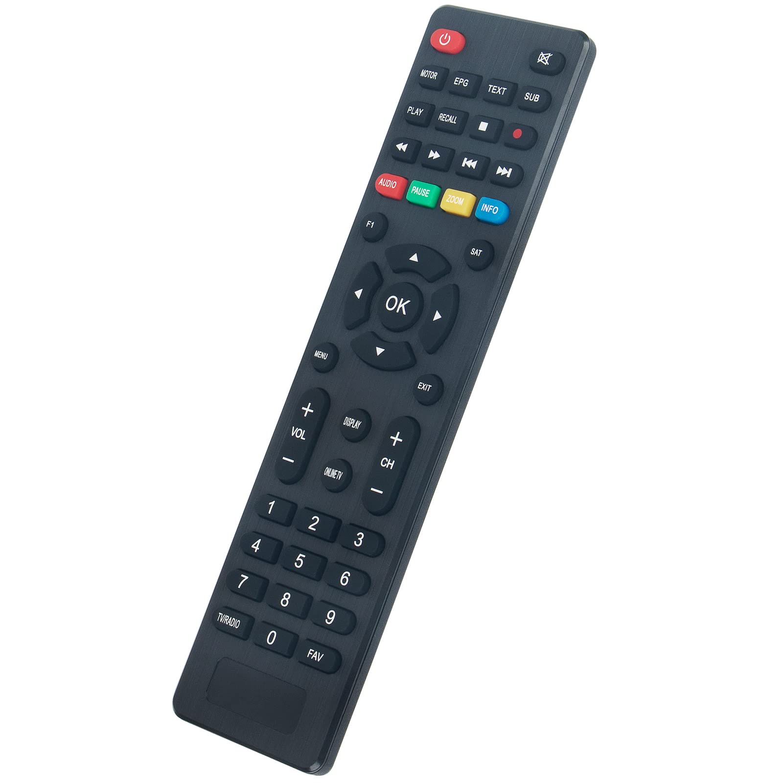 Beyution Replace Remote Control Fit for A9700 Plus, 6500 A1600 Plus A8000, A8500,A9000 Plus,A9700,ZEED222,ZEED333,ZEED 4,ZEED 5,X2200, X25000, X50000, X60000 IPTV Set Top Box TV Receiver