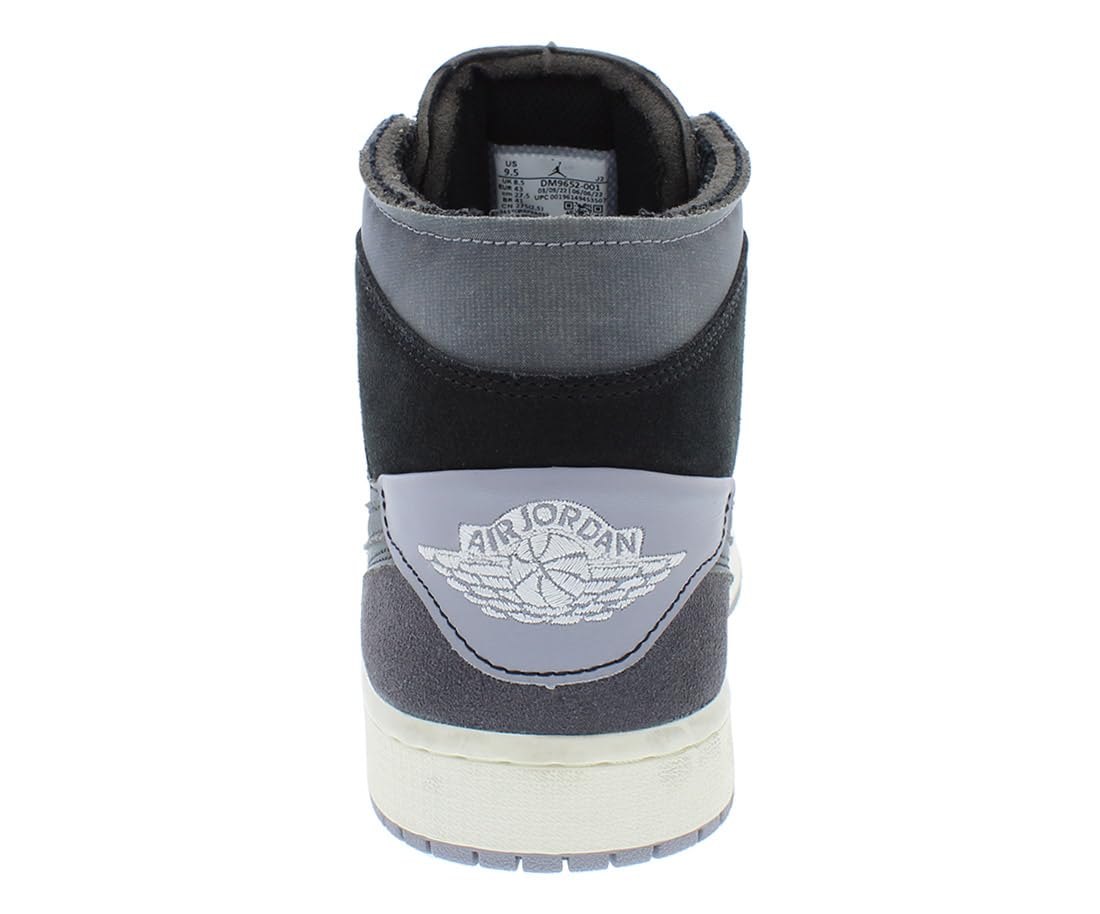 Jordan Mens Air 1 Mid SE Craft DM9652 001 Inside Out - Black - Size 9.5
