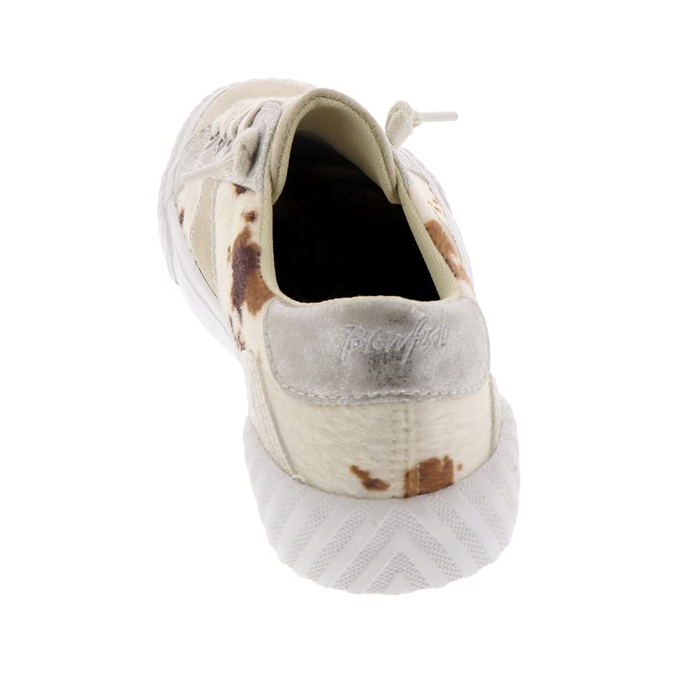 Blowfish Malibu Wave Cream Spots Pony/Anny/Ice Microsuede/Gold 7.5 M