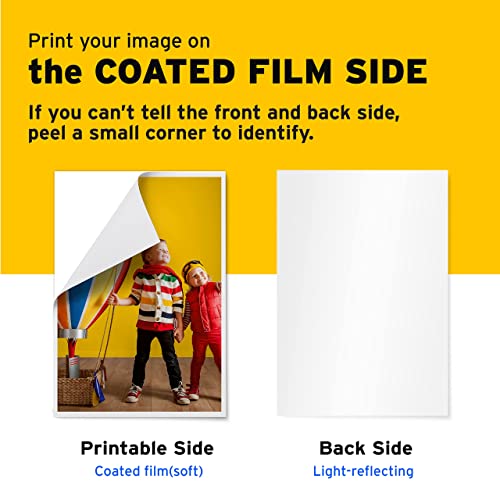 Printers Jack Iron-On Heat Transfer Paper for Dark Fabric 20 Pack 8.3x11.7" T-Shirt Transfer Paper for Inkjet Printer Wash Durable, Long Lasting Transfer, No Cracking
