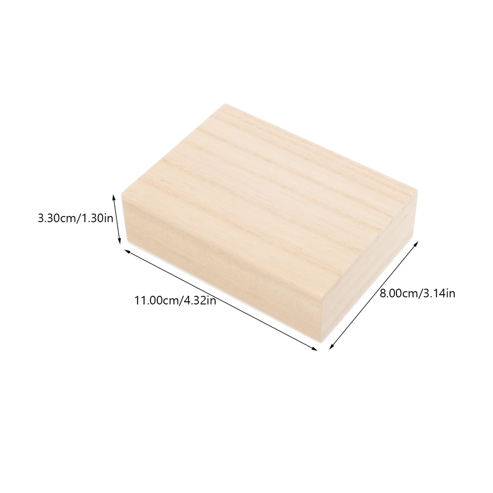 Cabilock Wooden Poker Cards Storage Box Empty Poker Cards Case for Travel Games