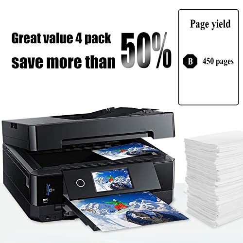 NoahArk 3 Packs T098 Remanufactured Ink Cartridge Replacement for Epson 98 use for Epson Artisan 700 710 725 730 800 810 835 837 Printer (3 Black)
