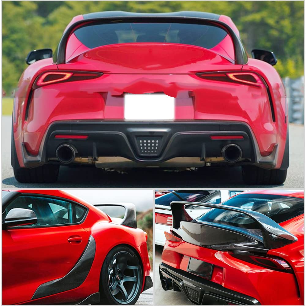 A90 Real Carbon Fiber Rear Trunk Spoiler for Toyota Supra A90 2019-2021 Rear Spoiler Wing Lip Factory Outlet