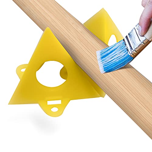 KATA 32pcs Pyramid Stands Painter's Painting Stands,Mini Cone Paint Stands for Canvas and Door Risers Support,Cabinet Paint Pouring