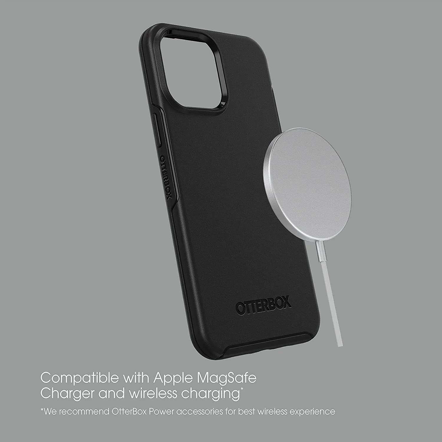 OtterBox Symmetry Series Case for iPhone 13 Pro Max & iPhone 12 Pro Max (Only) - Non-Retail Packaging - Black