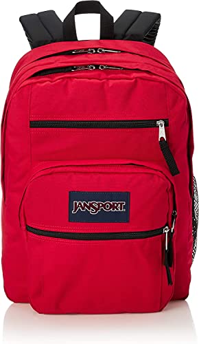 JanSport Big Student Backpack (Red Black, One Size)