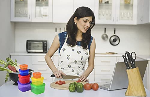 Portion Control Containers DELUXE Kit (14-Piece) with COMPLETE GUIDE + 21 DAY PLANNER + RECIPE eBOOK by Efficient Nutrition - BPA FREE Color Coded Meal Prep System for Diet and Weight Loss