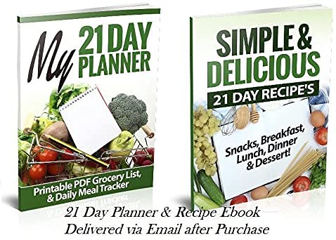 Portion Control Containers DELUXE Kit (14-Piece) with COMPLETE GUIDE + 21 DAY PLANNER + RECIPE eBOOK by Efficient Nutrition - BPA FREE Color Coded Meal Prep System for Diet and Weight Loss