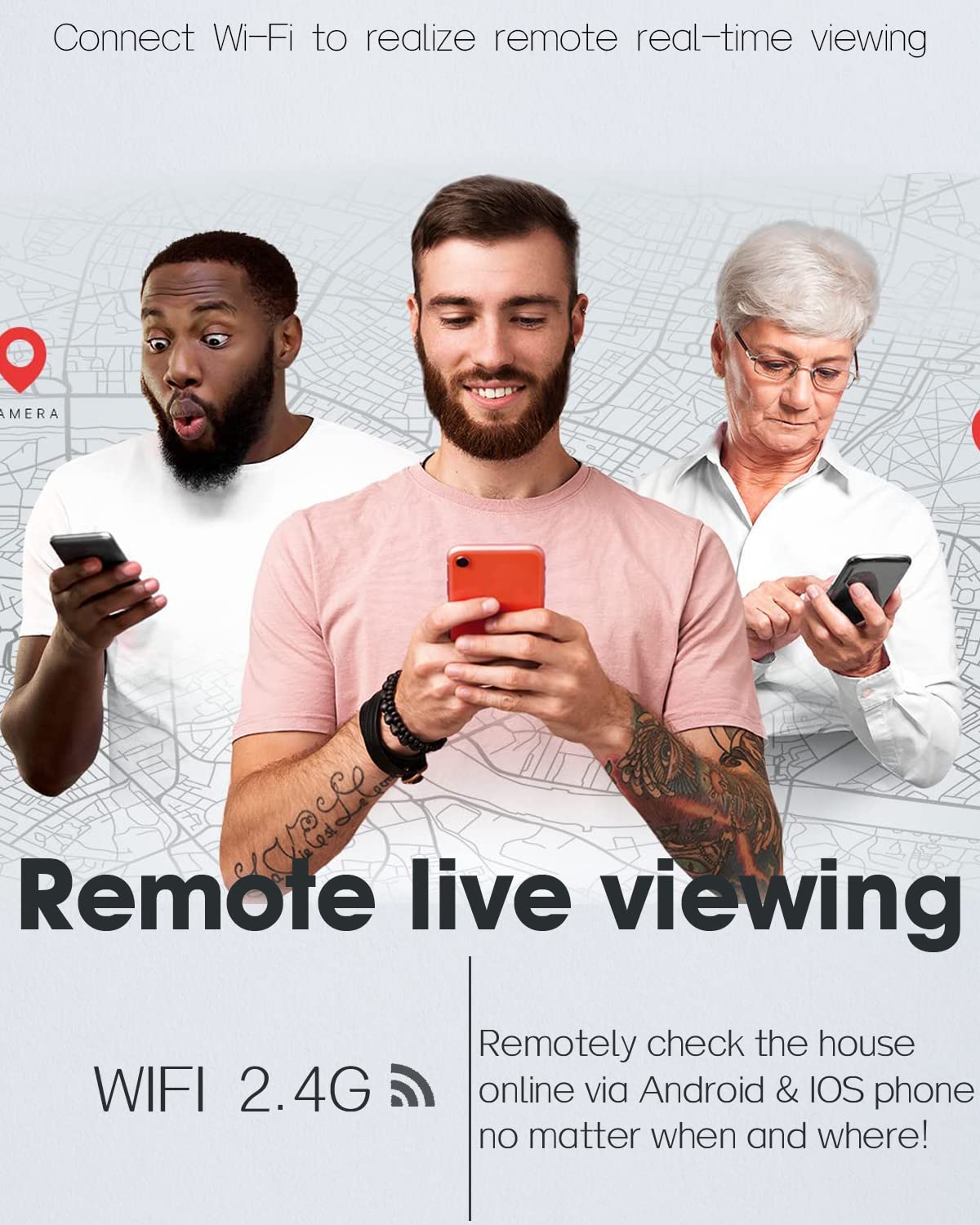 JesCookal Hidden Camera WiFi Mini Spy Camera Wireless HD 1080P Small Camera with Motion Detection for Home Security and Outdoor Nanny Cams