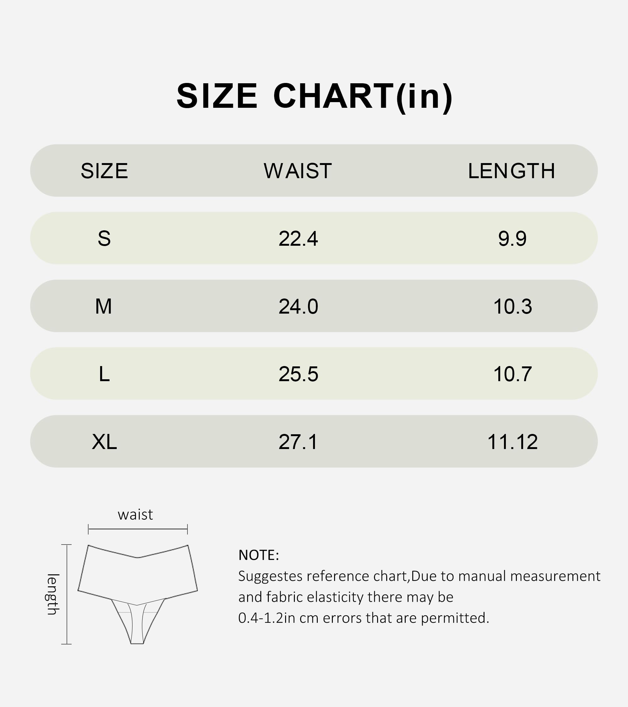 DEANGELMON Womens Thongs High Waisted Seamless Underwear for Women Breathable No Show Panties 4 Pack Medium(4P6)
