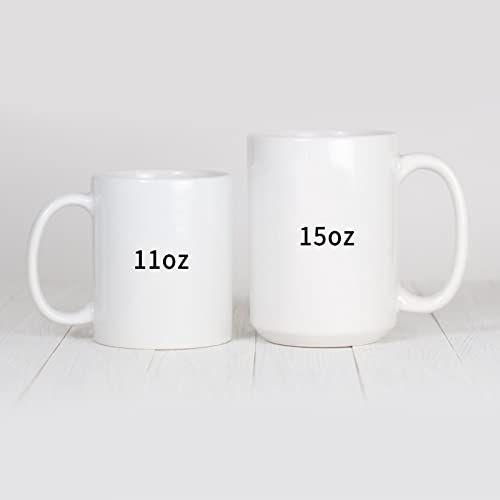 YELLOW Floral Monogram Letter - J White Mugs Coffee Mug Alphabet Letter Mockup Mug Cup Mockup Xmas Gift Stocking Stuffer Mug Stocking Stuffer Gift 11oz