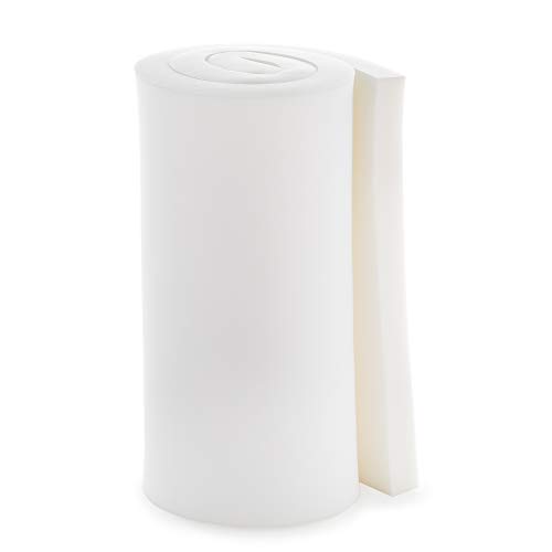 Linenspa High Density Cushion Craft Foam - Perfect for Chairs, Sofas, Headboards, and DIY Projects, 2" x 24" x 72", White