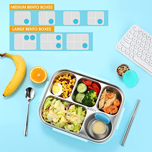 6x1.6 oz Salad Dressing Container To Go, Fits in Bento Box for Lunch, 18/8 Stainless Steel Condiment Containers with Lids, Easy Open, Leakproof, Rainbow Color Reusable Small Dipping Sauce Cups Set