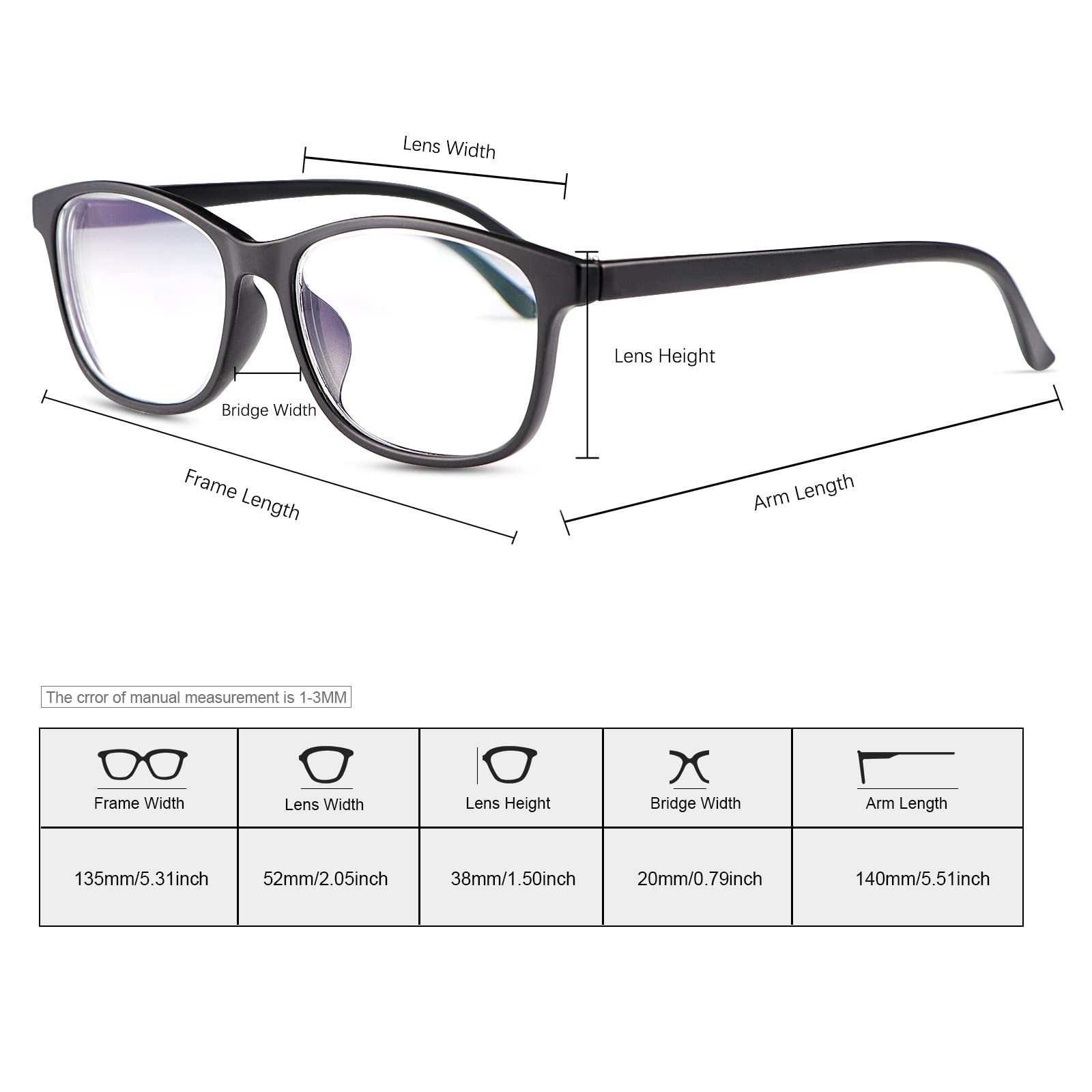 Photochromic Transition Nearsighted Distance Glasses For Men and Women Retro Myopia Glasses TR90 Lightweight Negative Power Shortsighted Eyeglasses Black Full Frame Eyewear Anit UV & Glare Sunglasses