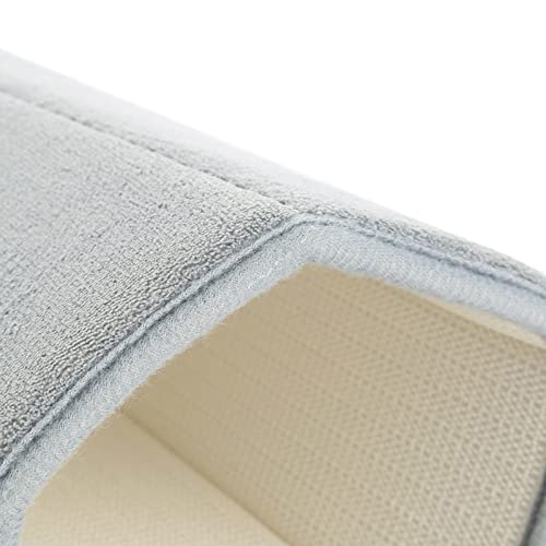 C-LARSS Memory Foam Floor Mat, Comfortable Quick Drying Bathroom Rugs, Non-Slip Ultra Absorbent Mat for Shower Rose Red