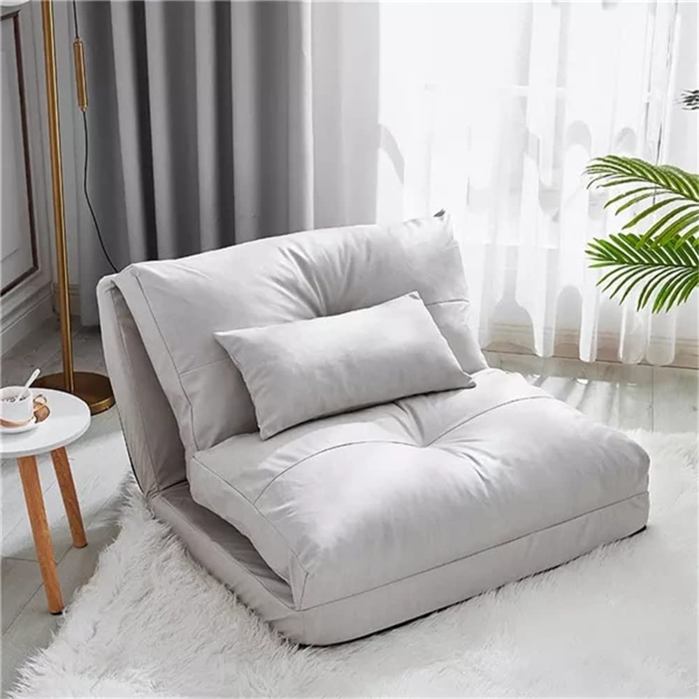 PDGJG Position Love Seat Couch Adjustable Floor Couch and Sofa for Living Room and Bedroom Foldable with Reclining