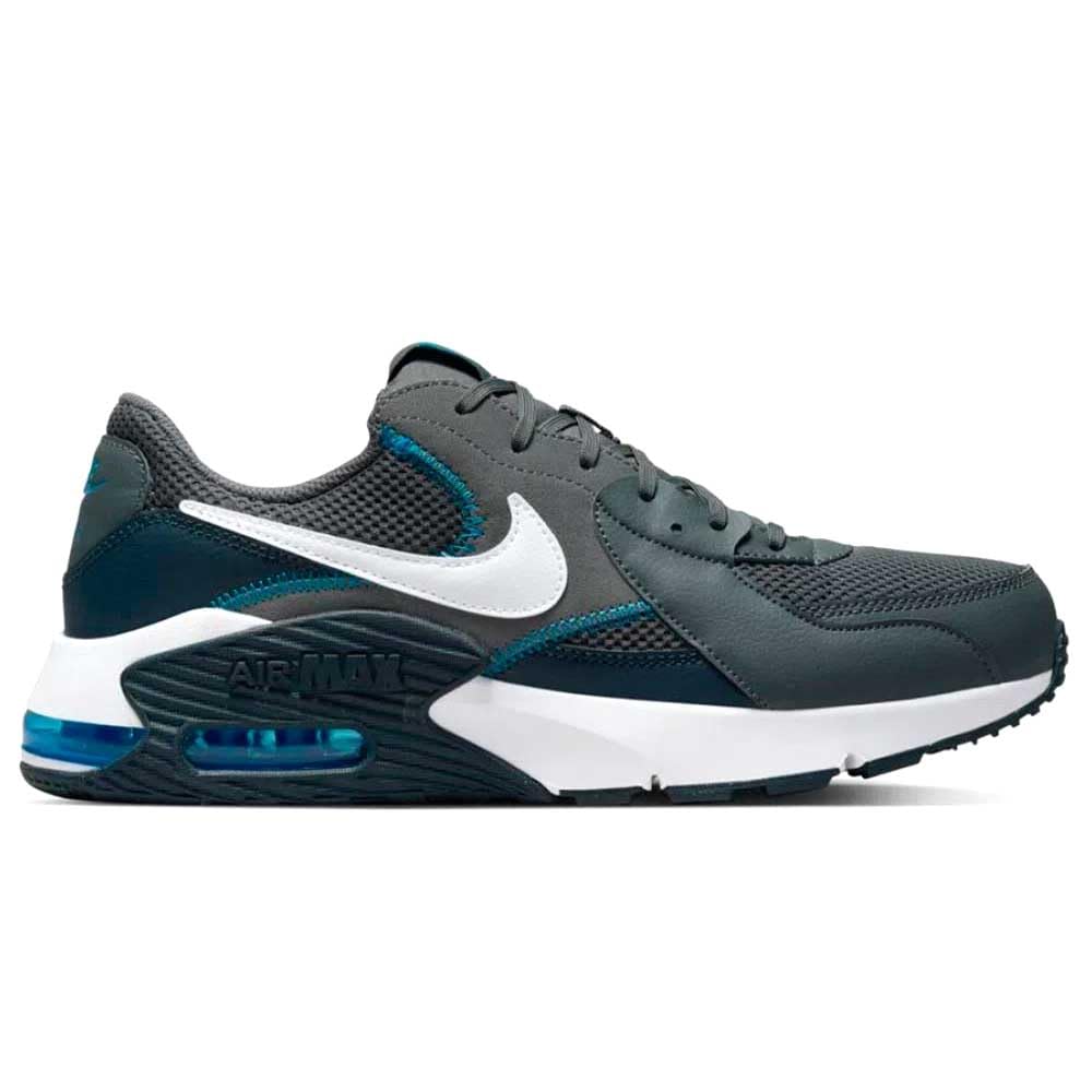 Nike Mens Air Max Excee Shoes, Iron Grey/White-Photo Blue, 8.5 M US