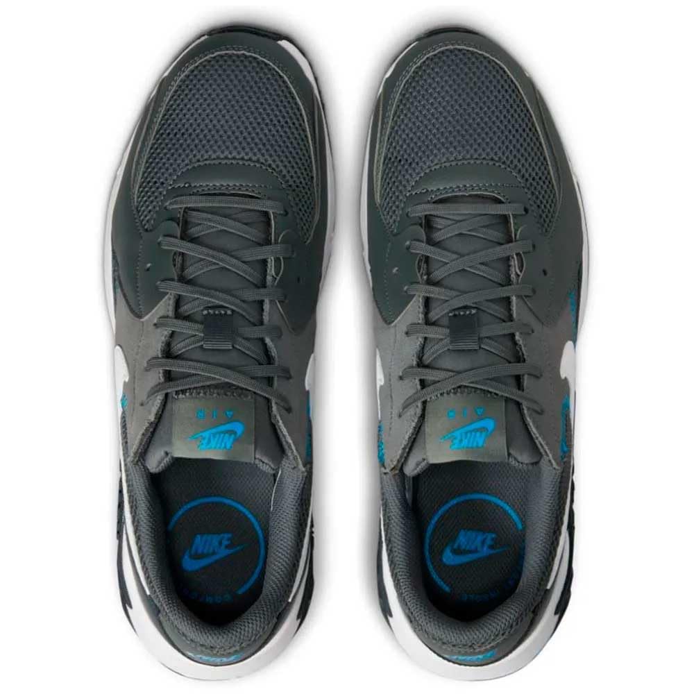 NIKE Men's Sneaker, Iron Grey White Photo Blue Dark Obsidian, 12