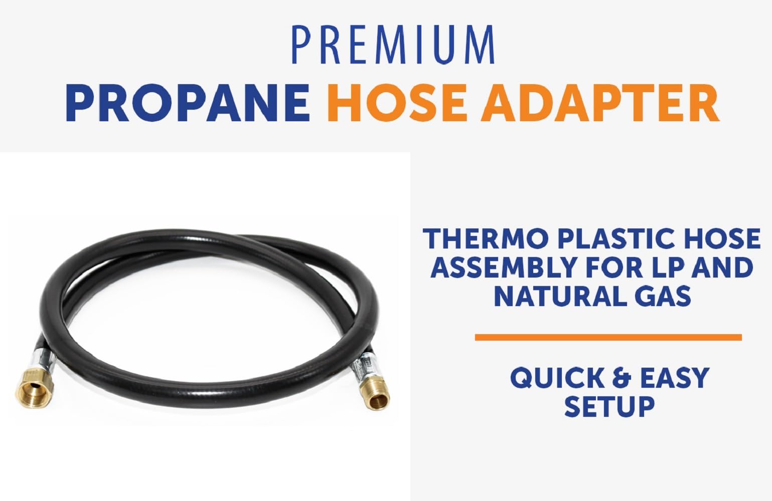 Flame King Auto Changeover LP Propane Gas Regulator Bundle With 48 Inch Hose