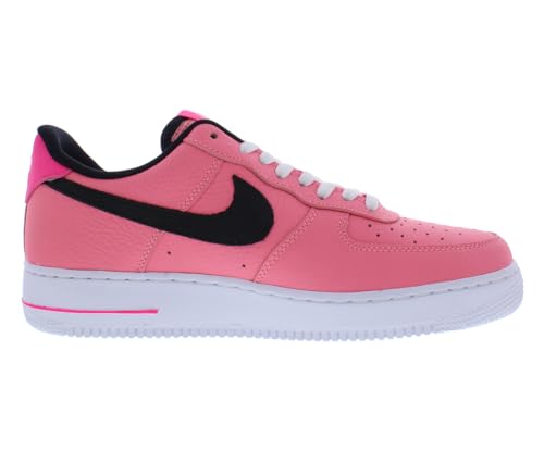 Nike Air Force 1 '07 LV8 Men's Shoes Size-9.5, Pink Gaze/Black-white