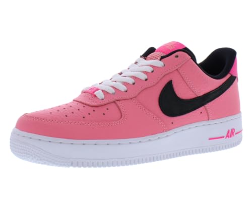 Nike Air Force 1 '07 LV8 Men's Shoes Size-9.5, Pink Gaze/Black-white