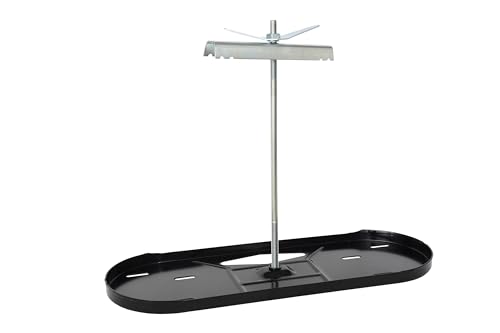 Flame King Auto Changeover LP Propane Gas Regulator + Dual RV Propane Tank Cylinder Rack for RVs and Trailers