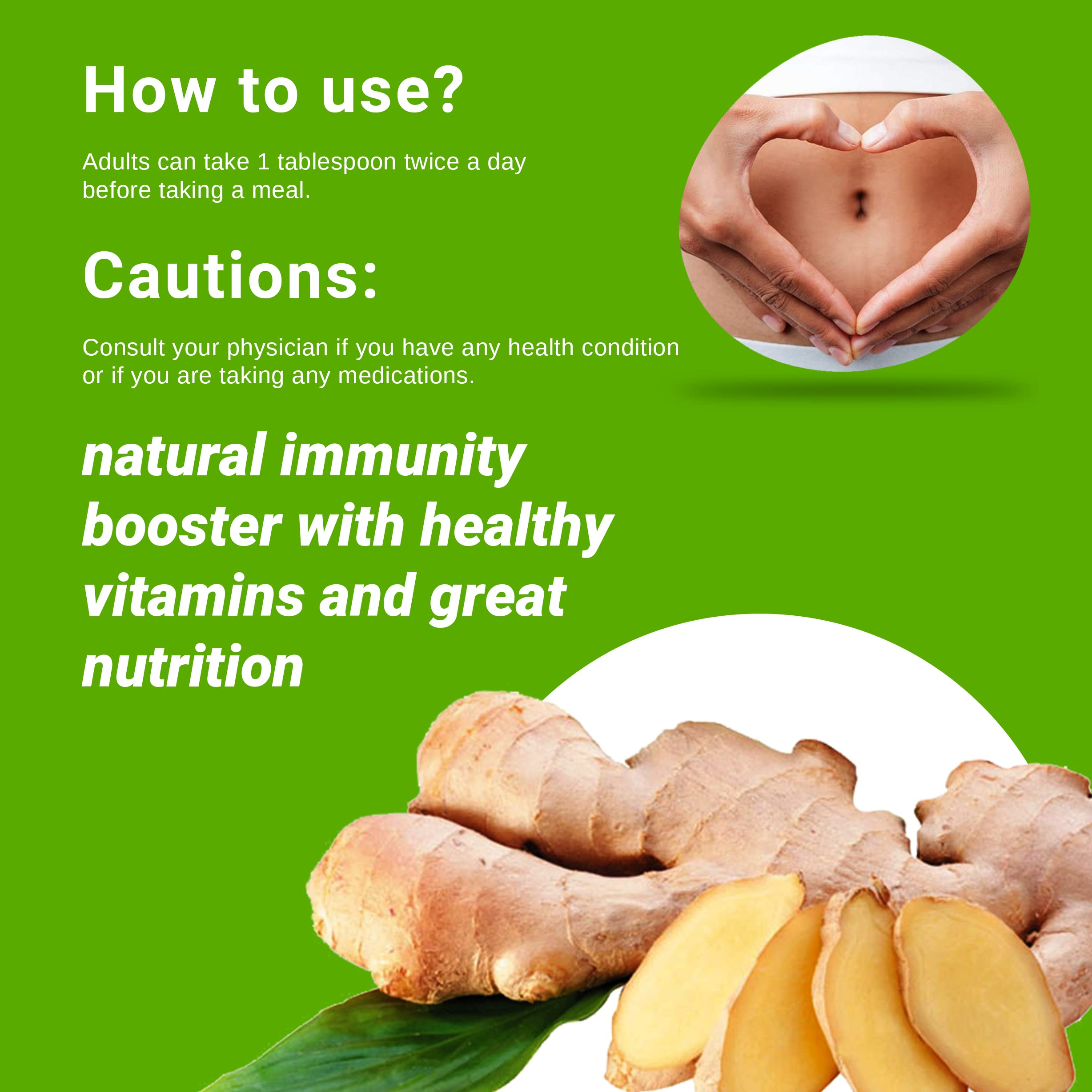 Herboganic Ginger Living Bitters | All Natural Living Bitters | 16 oz