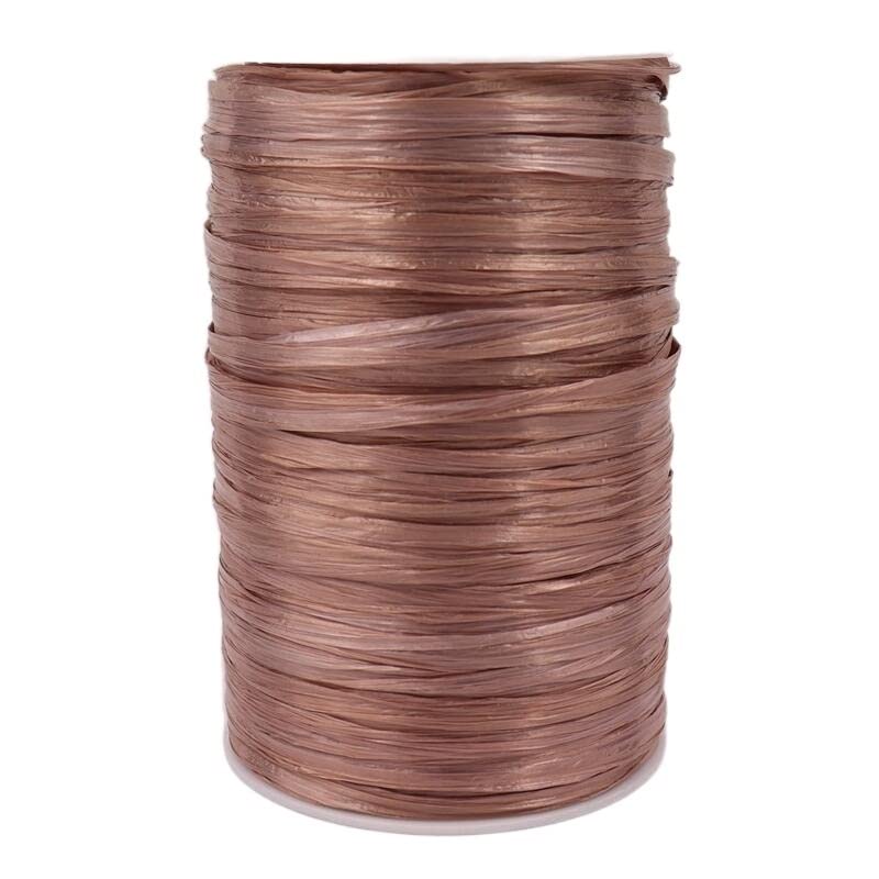 ENUDKON 91M / Barrel Cotton Lafite Grass Yarn Summer 100% Natural Fiber DIY Woven Straw hat Bag Yarn (Color : 18-Bright Color)
