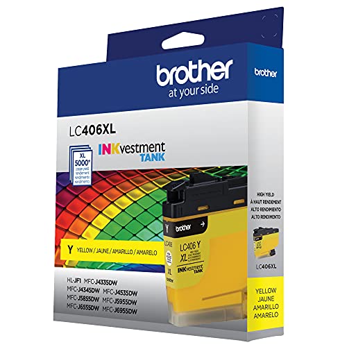 Brother LC406XLY High Yield Yellow Ink Cartridge
