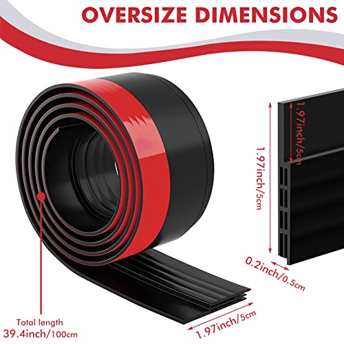 1PCS Door Draft Stopper,Door Sweep for Exterior & Interior Doors,Door Bottom Seal Dust and Noise Insulation Weather Stripping Draft Guard Insulator