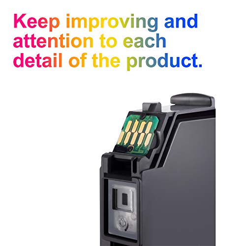 Uniwork Remanufactured Ink Cartridge Replacement for Epson 410XL 410 XL T410XL use for XP-830 XP-640 XP-7100 XP-630 XP-530 XP-635 Printer Tray (1 Cyan 1 Magenta 1 Yellow, 3 Pack)
