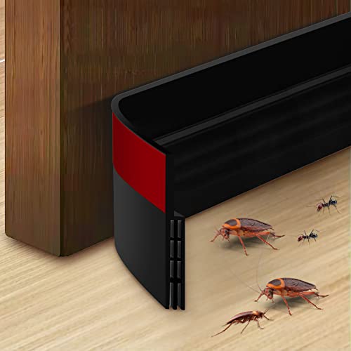 1PCS Door Draft Stopper,Door Sweep for Exterior & Interior Doors,Door Bottom Seal Dust and Noise Insulation Weather Stripping Draft Guard Insulator