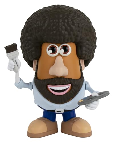 Poptaters - Bob Ross - Includes 15 Interchangeable Facial and Body Parts Including one Surprise Potato Head Original Piece! Recommended for Ages 8 and up