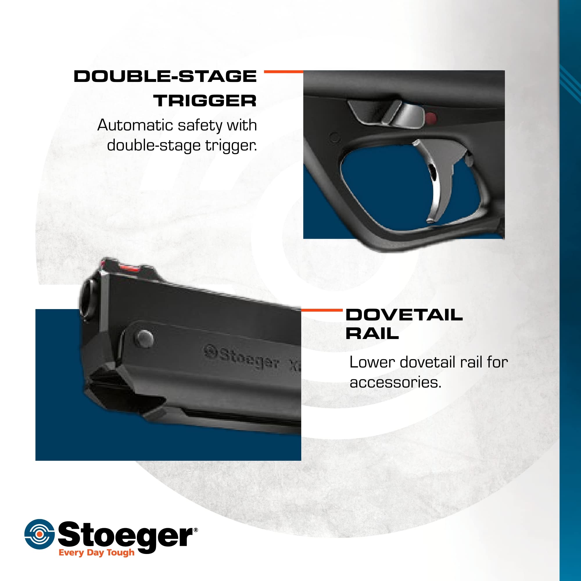 Stoeger S4000-E Airgun & XP4 Pistol Combo - .177 Caliber - Black Synthetic with Fiber-Optic Sights and 4 x 32 Scope