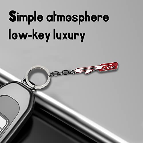 ASUBHA Car Key Pendant Keychain, GTLINE Keychains Emblem Pendant, Car Accessories for Women Men