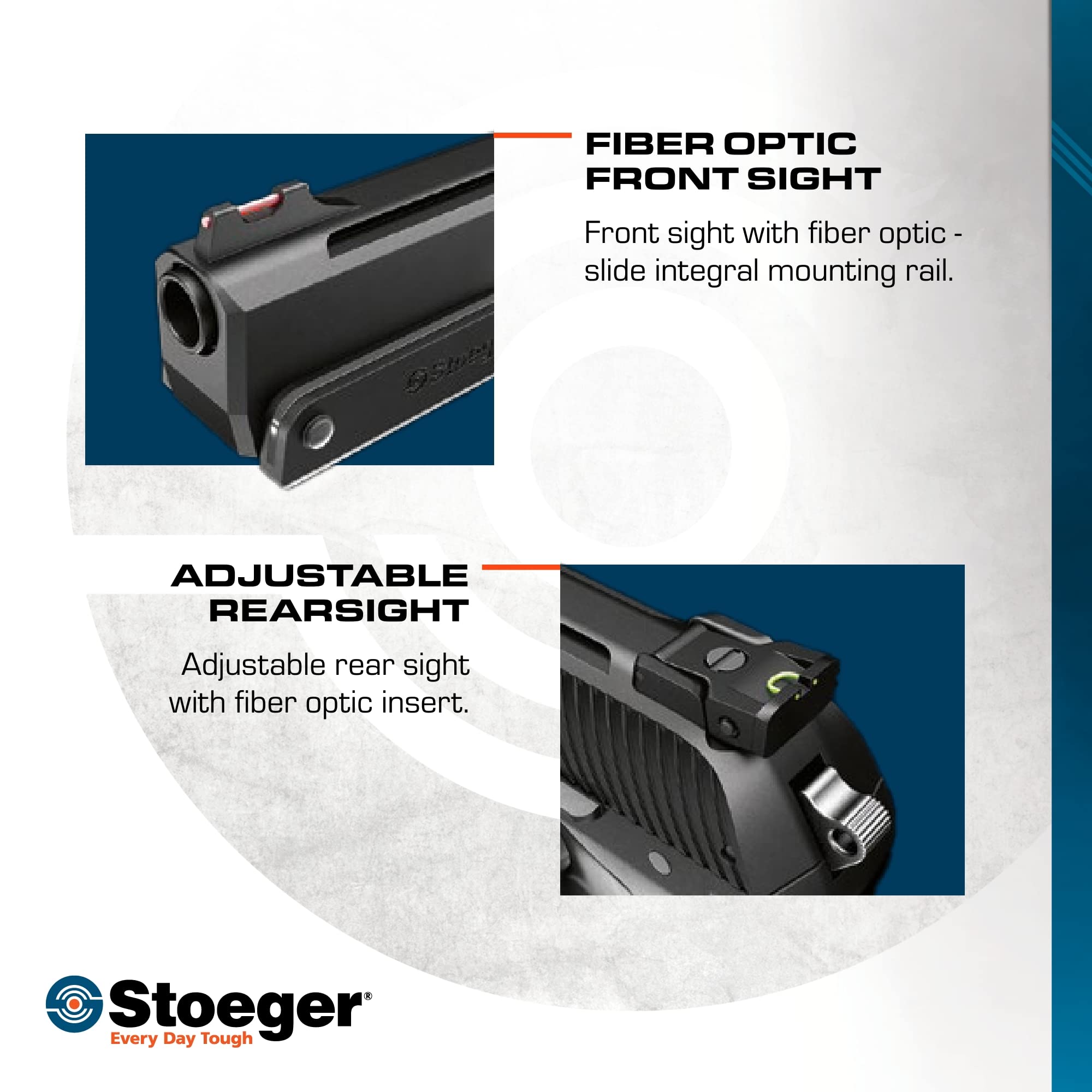Stoeger S4000-E Airgun & XP4 Pistol Combo - .177 Caliber - Black Synthetic with Fiber-Optic Sights and 4 x 32 Scope