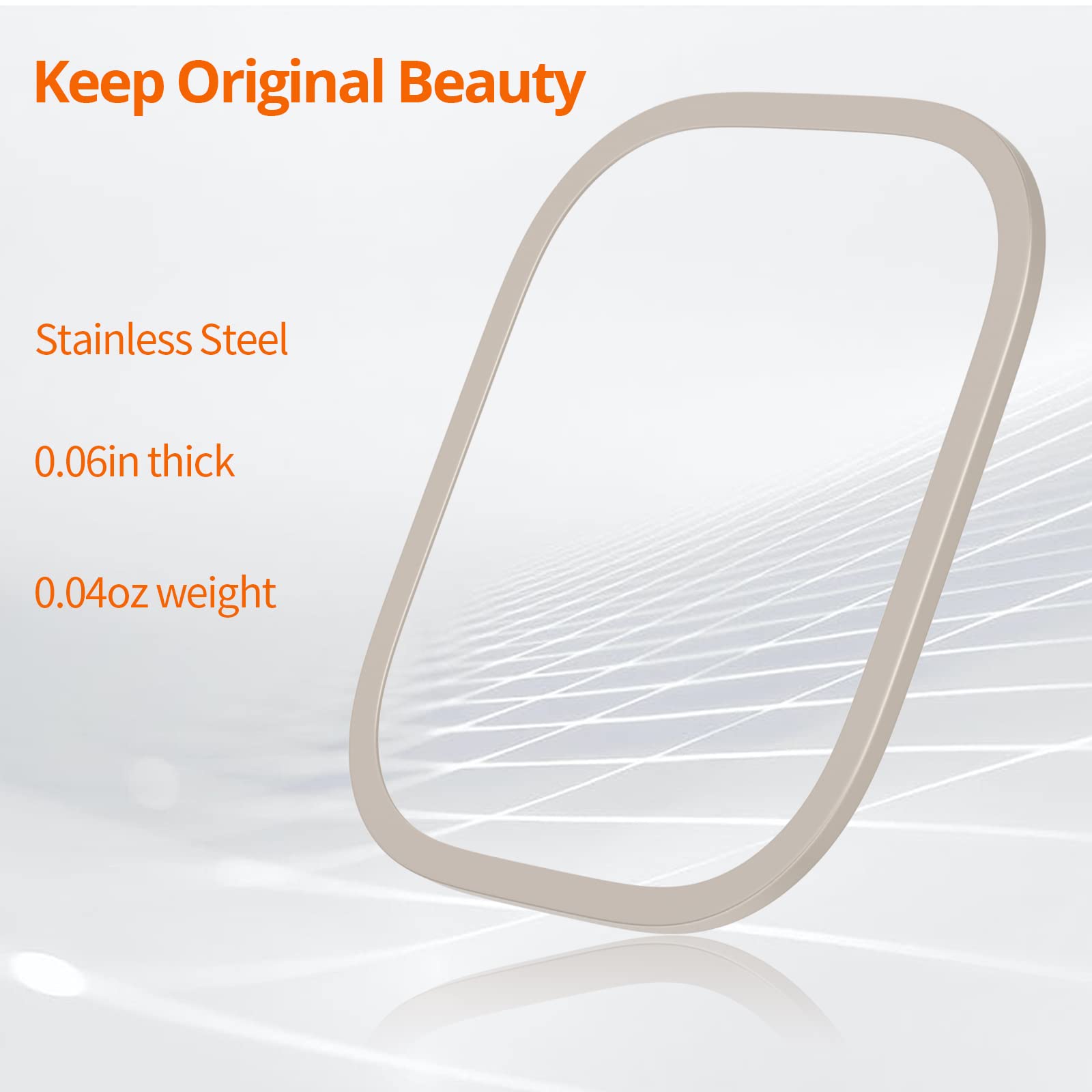 Compatible for Apple Watch Ultra Case 49MM [Enjoy Original], Ultra-Thin Stainless Steel Frame Water-Proof Bezel Case Designed for iWatch Ultra 49MM [Without Screen Protector]