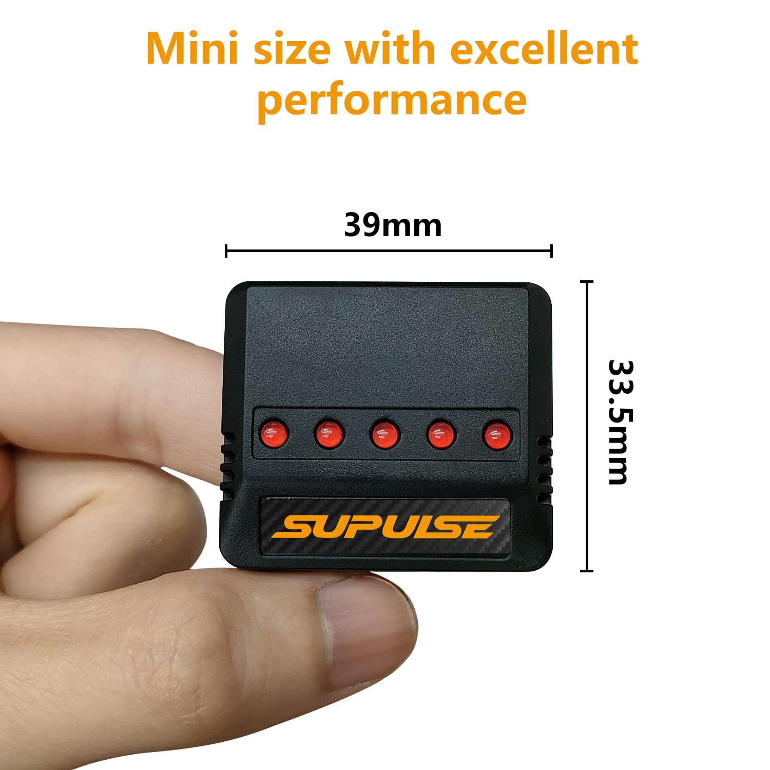 SUPULSE Lipo Battery Charger 1-6S AC/DC 80W and Lipo Battery Charger DC 3.7V 1S 1 Cell RC Charger Micro 5 Ports with LED Indicator