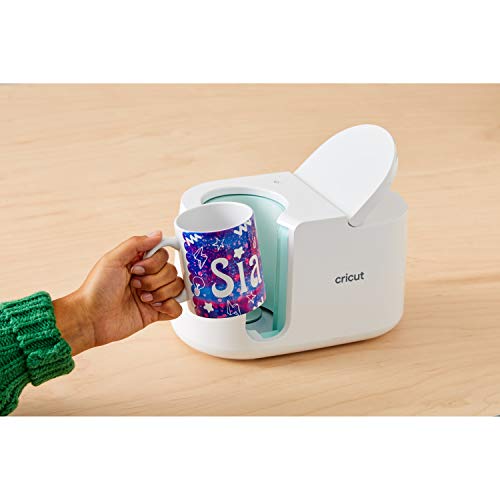 Cricut Beveled Blank, Ceramic-Coated, Dishwasher & Microwave Safe Mug to Decorate, Mug Press & Infusible Ink Compatible,12 Oz Sublimation, Ideal for Crafts and Printing, 6 Count, White