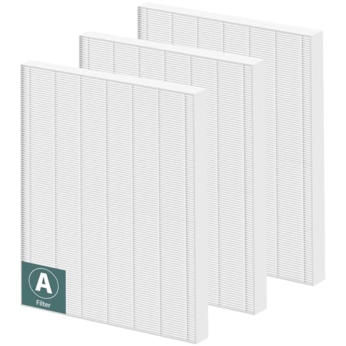 3 Pack 115115 HEPA Replacement Filter A Size 21 Compatible with Winix PlasmaWave C535 5300 5300-2 5500 5500-2 6300 6300-2 P300 AM90 9000 5000 5000B C909 9800 Air Purifier by PETOX