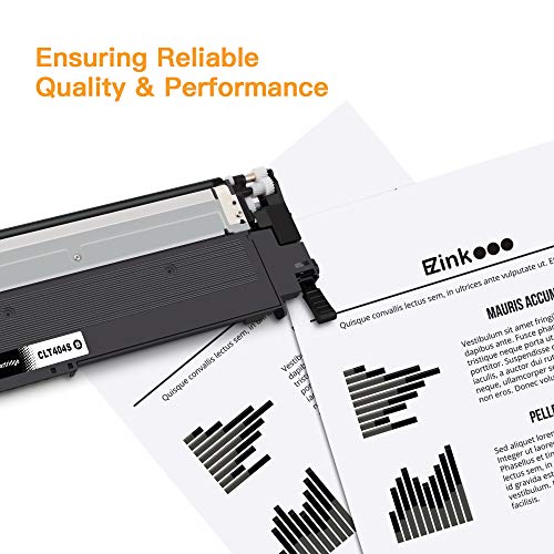 E-Z Ink (TM) Compatible Toner Cartridge Replacement for Samsung 404 404S CLT-K404S to use with Xpress C430 C430W C480 C480FW Xpress SL-C430W SL-C480FW Printer Tray (Black, 2 Pack)