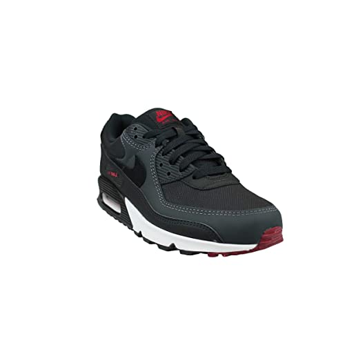 Nike mens Air Max 90, Anthracite/Black-team Red, 11.5 Women/10 Men