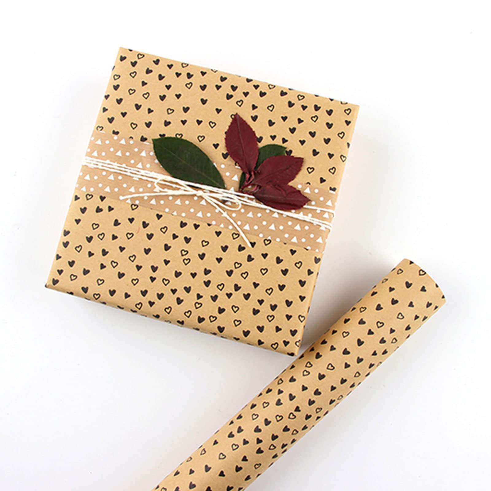 Aimto Wrapping Paper Birthday Wrapping Paper Sheets,Kraft Gift Wrapping Paper Set, for Birthday, Party,DIY Decorations, Baby Shower Wrap,4 Sheets-20 X 28 inches