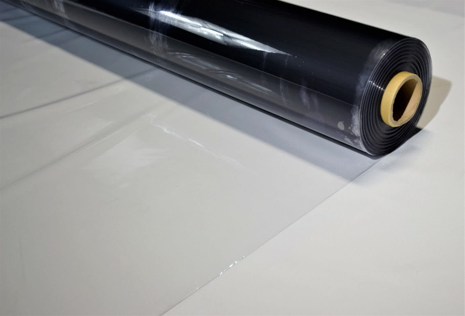 Clear Marine Vinyl 4 Gauge Boat Window Double Clear Polished 54 Inches Wide by 10 Yard Roll